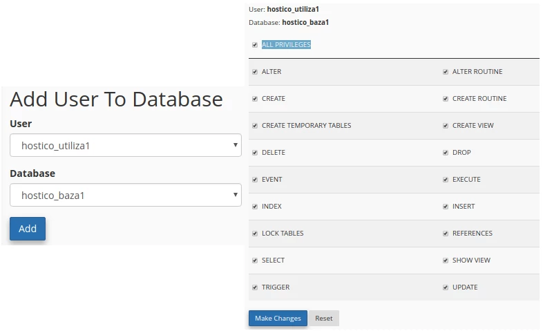 Creando una base de datos en el panel de control de cPanel | Hostico